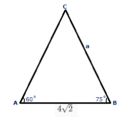Find the length of side a. Do not use a calculator. (Simplify your ...