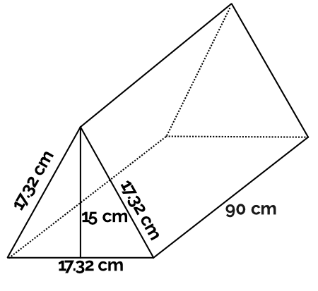 Shipping companies often use containers that are triangular prisms to ...