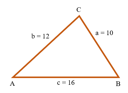 Find different solution(s) to the triangle problem, if it exists. a ...