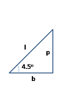 A person rides a motorbike 145 m along a road that slants upward at 4.5 ...