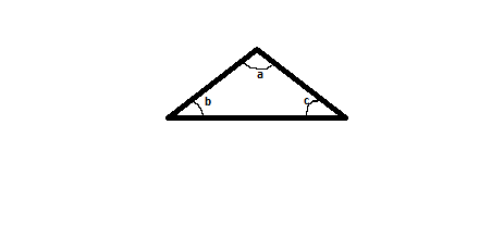 In triangle abc { \angle a }=3x+40, { \angle b }= 8x+35 and { \angle c ...
