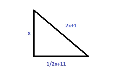 Find the lengths of each side of this triangle. Show calculations ...