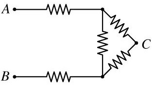 In the figure (Figure 1) , take all resistors to be 9.0 ohm . If a 6.0 ...