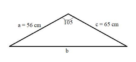 A triangular shelf is to be placed in a curio cabinet whose sides meet ...