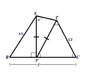 For the figure shown, find the value of x. | Homework.Study.com