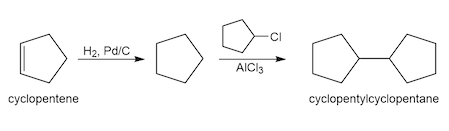 How to prepare the following compound, starting with cyclopentene and ...
