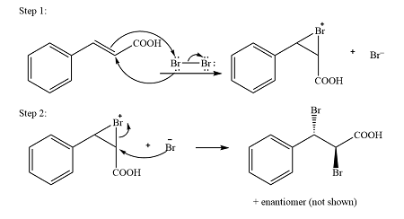 Using curved arrows to symbolize the flow of electrons, propose a ...
