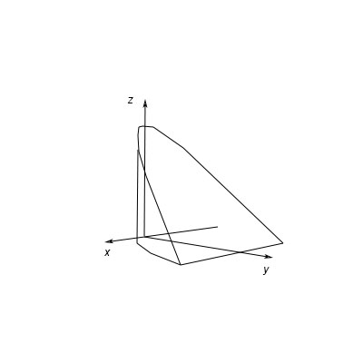 Use a triple integral to find the volume of the wedge bounded by the ...