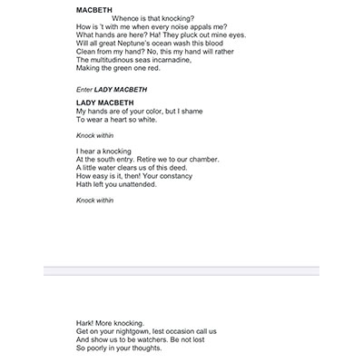 How does Shakespeare make this scene (act 3 scene 2) dramatic? MACBETH ...