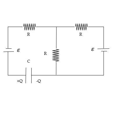 The circuit below consists of three identical resistors each with ...