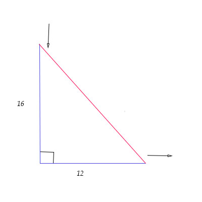 The 12 \ in base of the triangle shown below is growing at 3 \ in/h ...