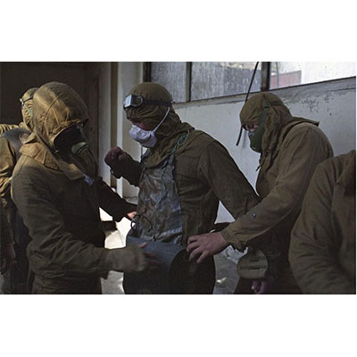 In the immediate aftermath of the Chernobyl reactor explosion, human ...