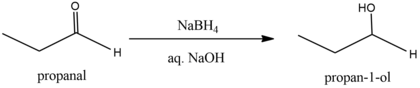 Write the structural formulas for the products formed when propanal ...