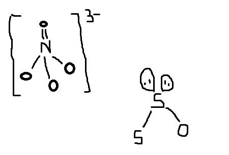 Determine the molecular geometries of the following molecule and ion: A ...