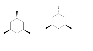 Draw 1,3,5-trimethylcyclohexane using a hexagon to represent the ring ...