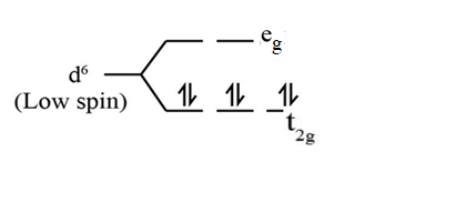 Identify the d-orbital diagram for a metal in an octahedral complex in ...
