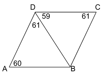 In the figure below, which segment is the longest? | Homework.Study.com
