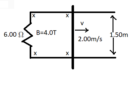 Find the magnitude and direction of the induced current in the metal ...