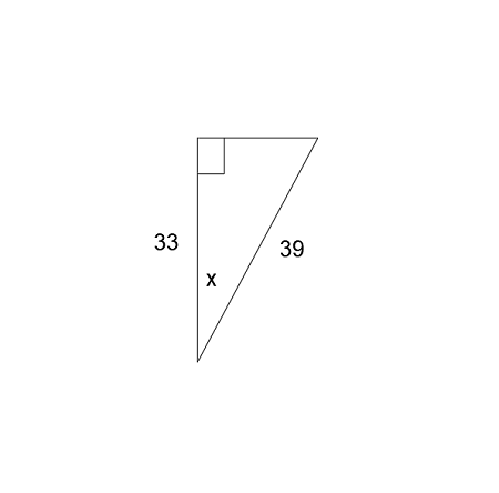 Find the indicated missing parts of each triangle. | Homework.Study.com