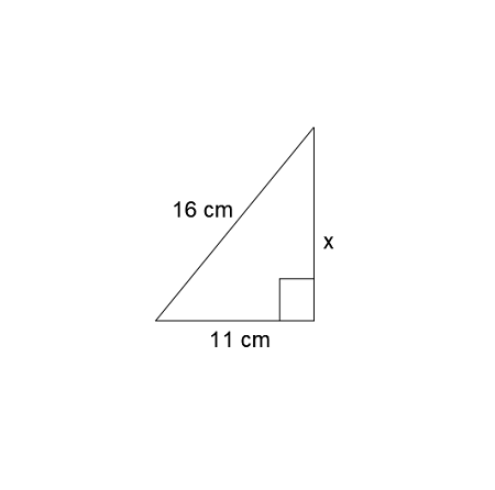 Find the measure of the indicated missing parts of each triangle ...