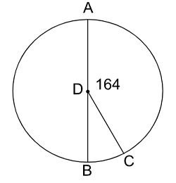 Find the measures of arc BC and arc ABC. | Homework.Study.com