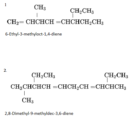 Provide the IUPAC name for each of the following molecules | Homework ...