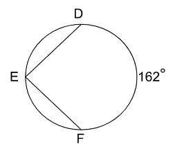 Find the measure of angle E. | Homework.Study.com