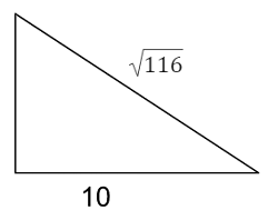 Given the right triangle below, what is the missing length? | Homework ...