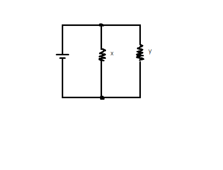 Two resistors wired in parallel in an electrical circuit give an ...