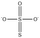 How does the structure of S_2O_3^{2-} related to SO_4^{2-}? | Homework ...