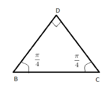 Draw a right angle triangle with two edges of length 1. (a) What is the ...