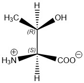 Draw all possible stereoisomers of the amino acid threonine (natural ...