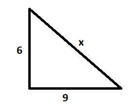 Find the value of the variable in the figure for the right triangles ...