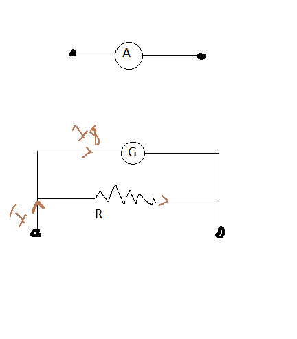 How can a galvanometer be converted into a ammeter and voltmeter ...