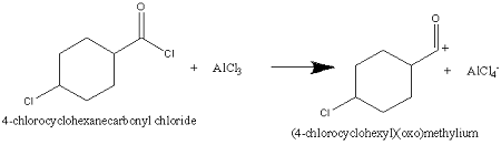 What acylium ion is formed from the following acid chloride? | Homework ...