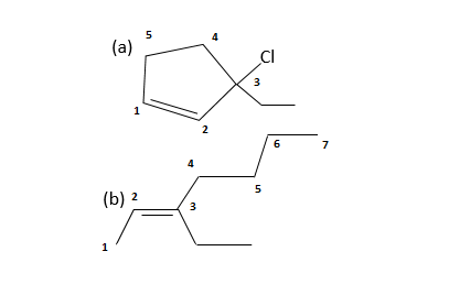 Derive an IUPAC name for the following (cyclo) alkenes: | Homework ...