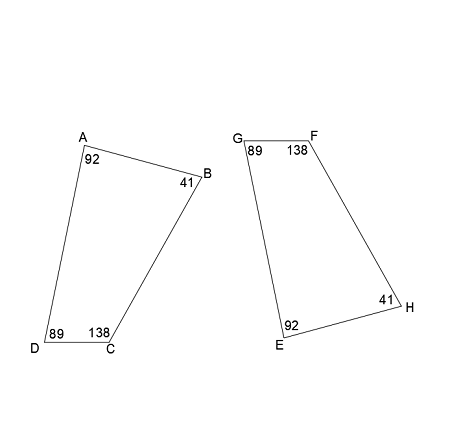 Are the two polygons similar? | Homework.Study.com
