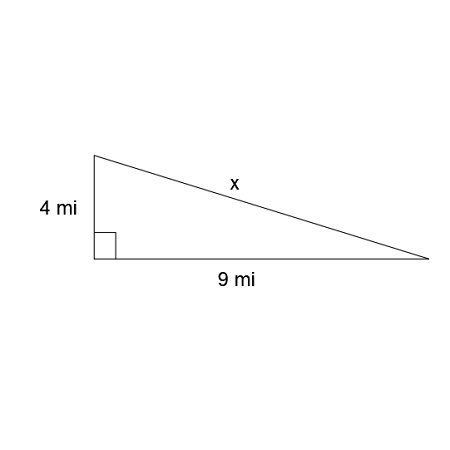Find the measure of the indicated missing parts of each triangle ...