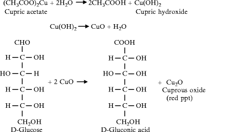 1. When an aldose reacts with Barfoed's reagent, what type of organic ...