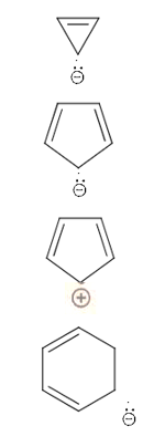 Which of the following ions is aromatic? | Homework.Study.com
