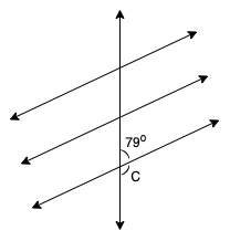 Find the measure of angle C in the figure below. | Homework.Study.com