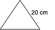Find the area of the following regular polygon with a side length of 20 ...