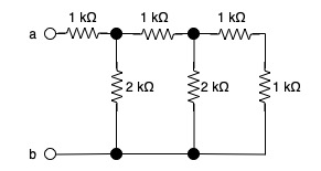 In the circuit below, an electromotive force of 10 V is applied between ...