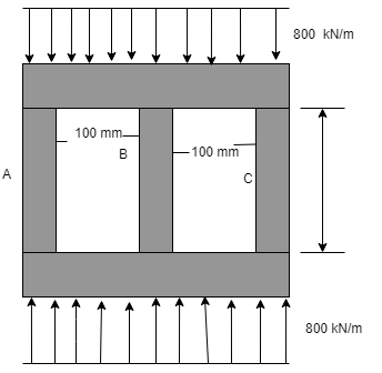 The center post B of the assembly has an original length of 124.7 mm ...
