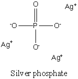 Why is the silver phosphate easily changed from yellow to black ...