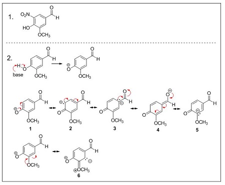 Acetaldehyde Deprotonation Major Resonance Structures