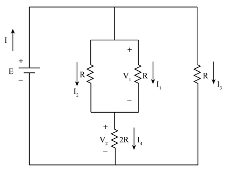 Consider the DC circuit shown. What is the effective resistance of the ...