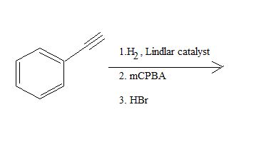 Draw the major product of the reaction sequence show below. | Homework ...