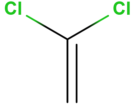An addition polymer is prepared from vinylidene chloride (see below ...