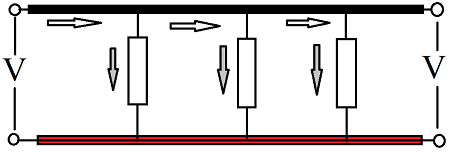 For a circuit with several different resistors connected in parallel ...